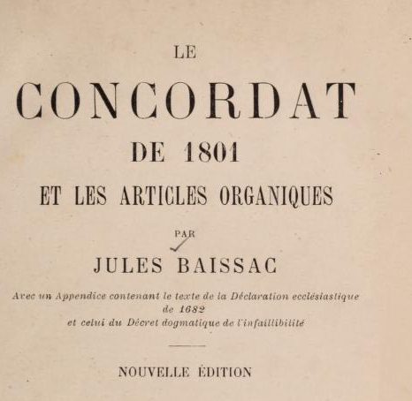Το Κονκορδάτο (Concordat) του 1801 – Χείλων